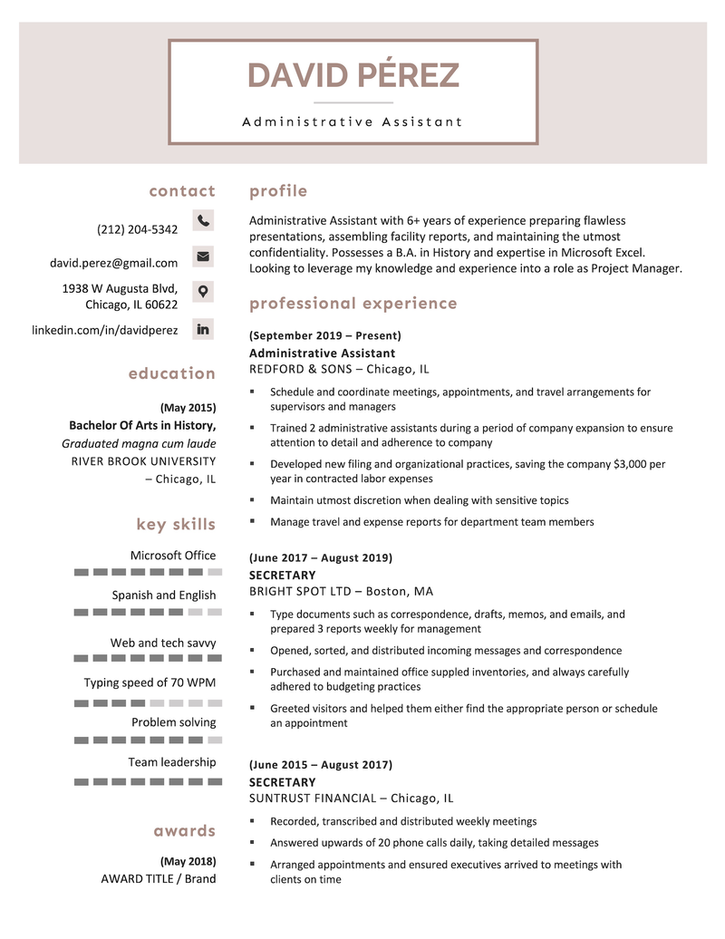 24 Free Resume Templates for Microsoft Word