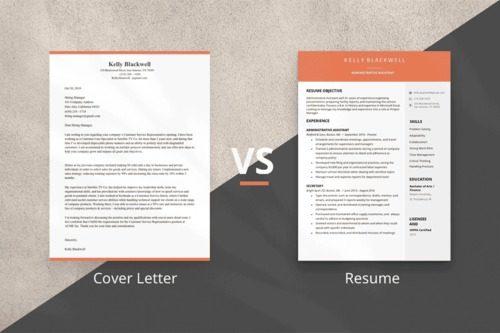 Cover Letter Vs Resume How Are They Different 