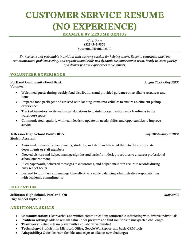 44 Customer Service Resume Examples (All Key Roles)
