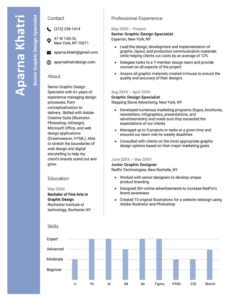 Infographic Resume Templates, Examples, & Writing Guide