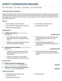Military Resume Examples & Template | Resume Genius