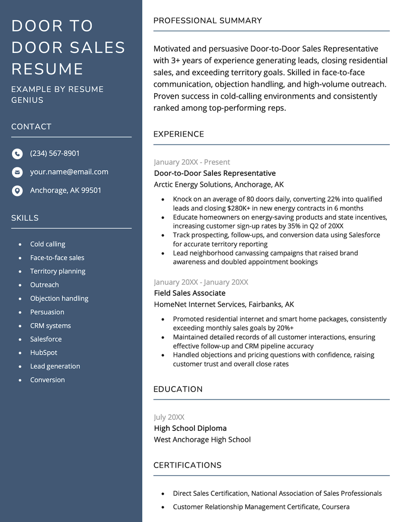 37 Sales Resume Examples & Writing Tips