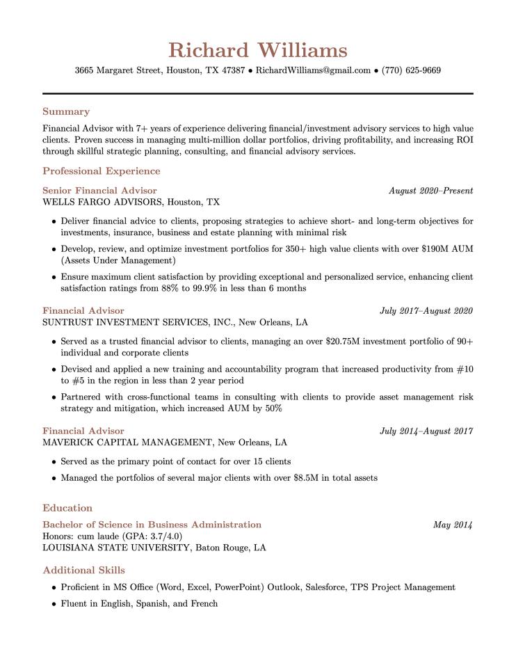 18 Free LaTeX Resume Templates