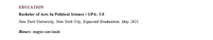 Cum Laude On Resume How To List Latin Honors On Your Resume