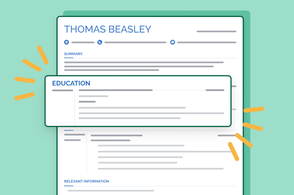 Resume Education Section Writing Guide & Examples