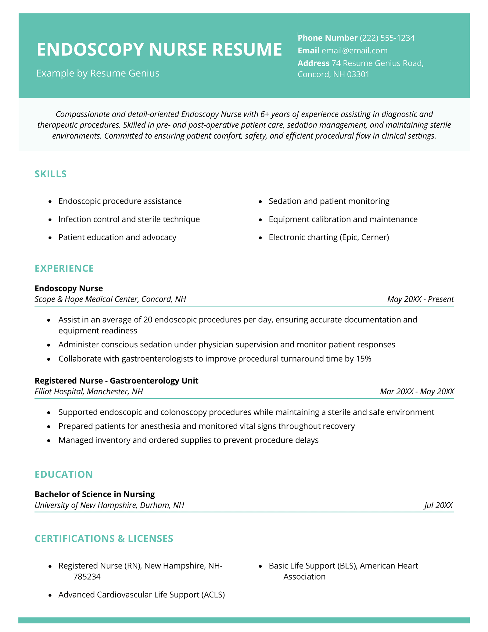 60 Nursing Resume Examples (All Key Specialties)