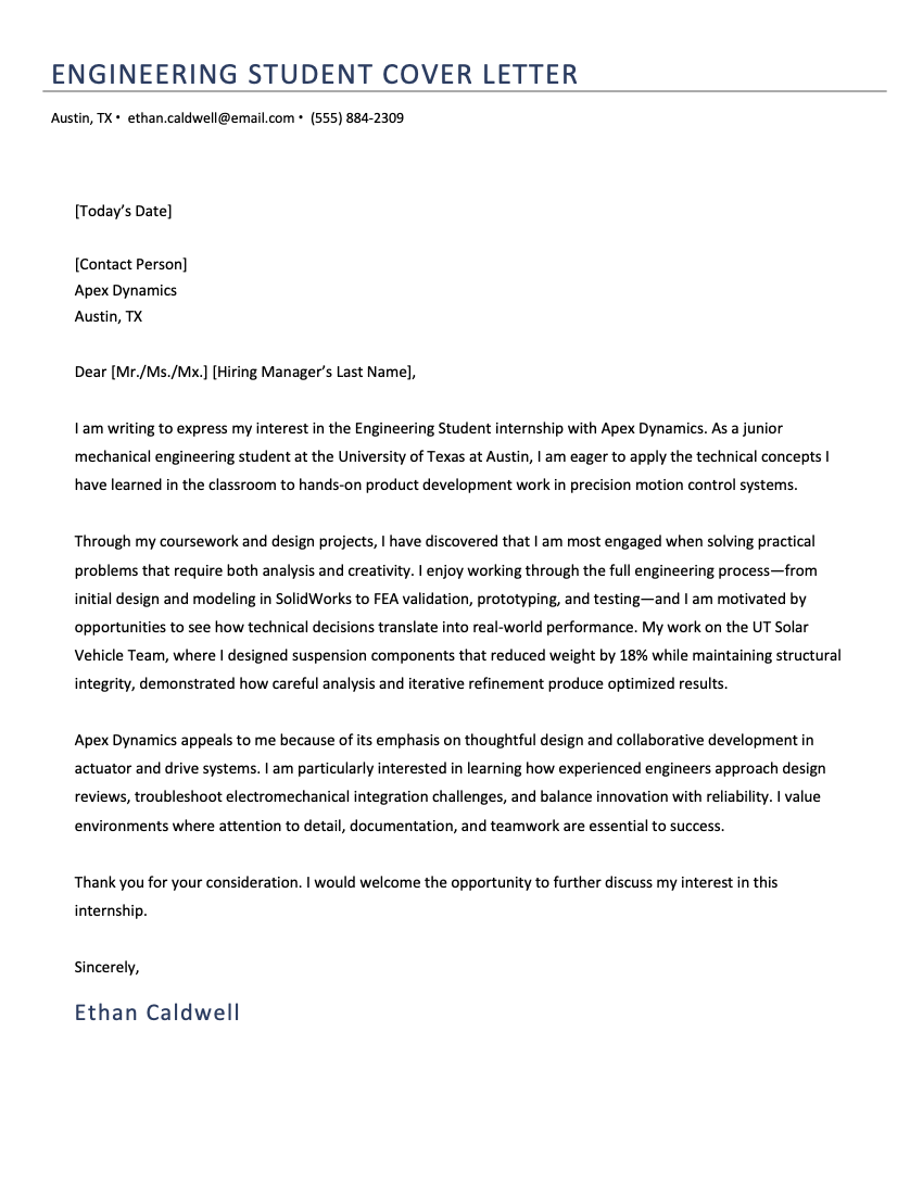 12 College Student Cover Letter Samples & Guide