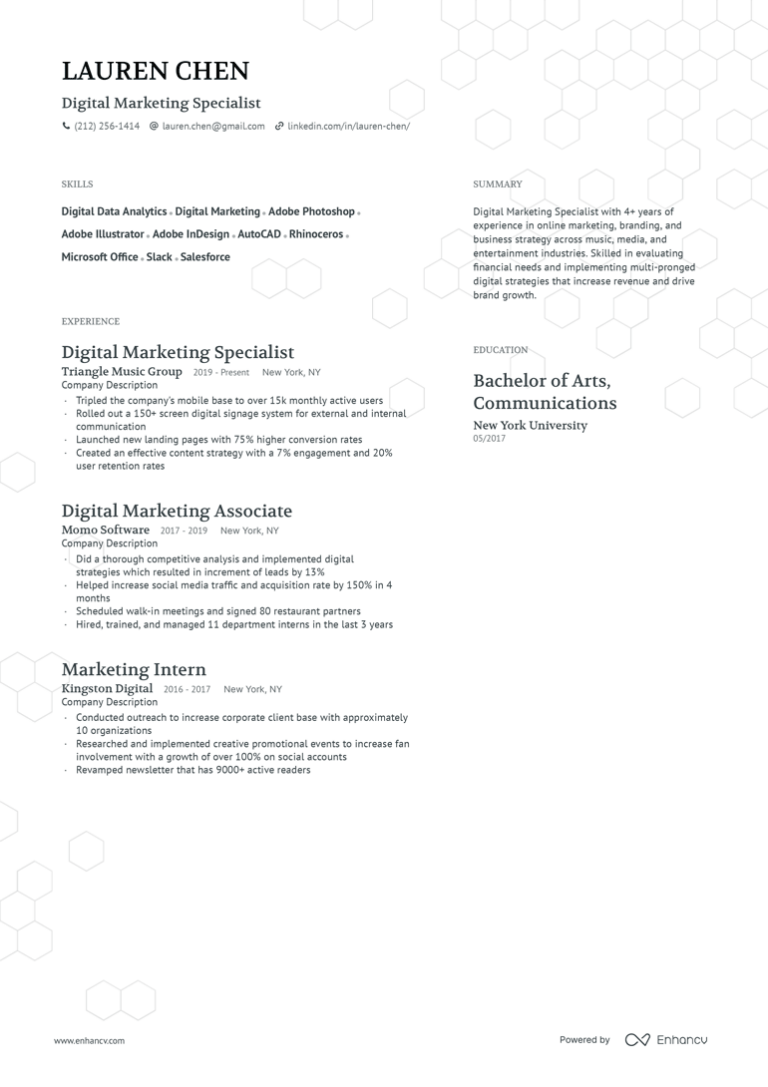 Enhancv Reviews: Resume Builder & Templates