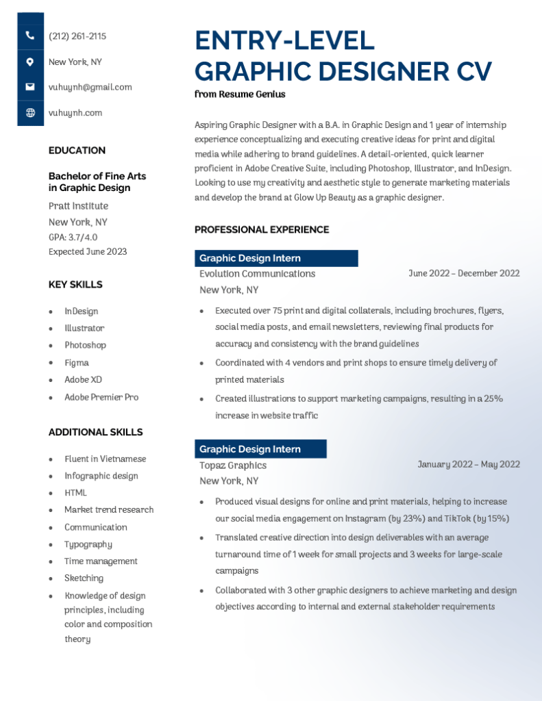 Curriculum Vitae (CV) Format: CV Templates & Formatting Tips