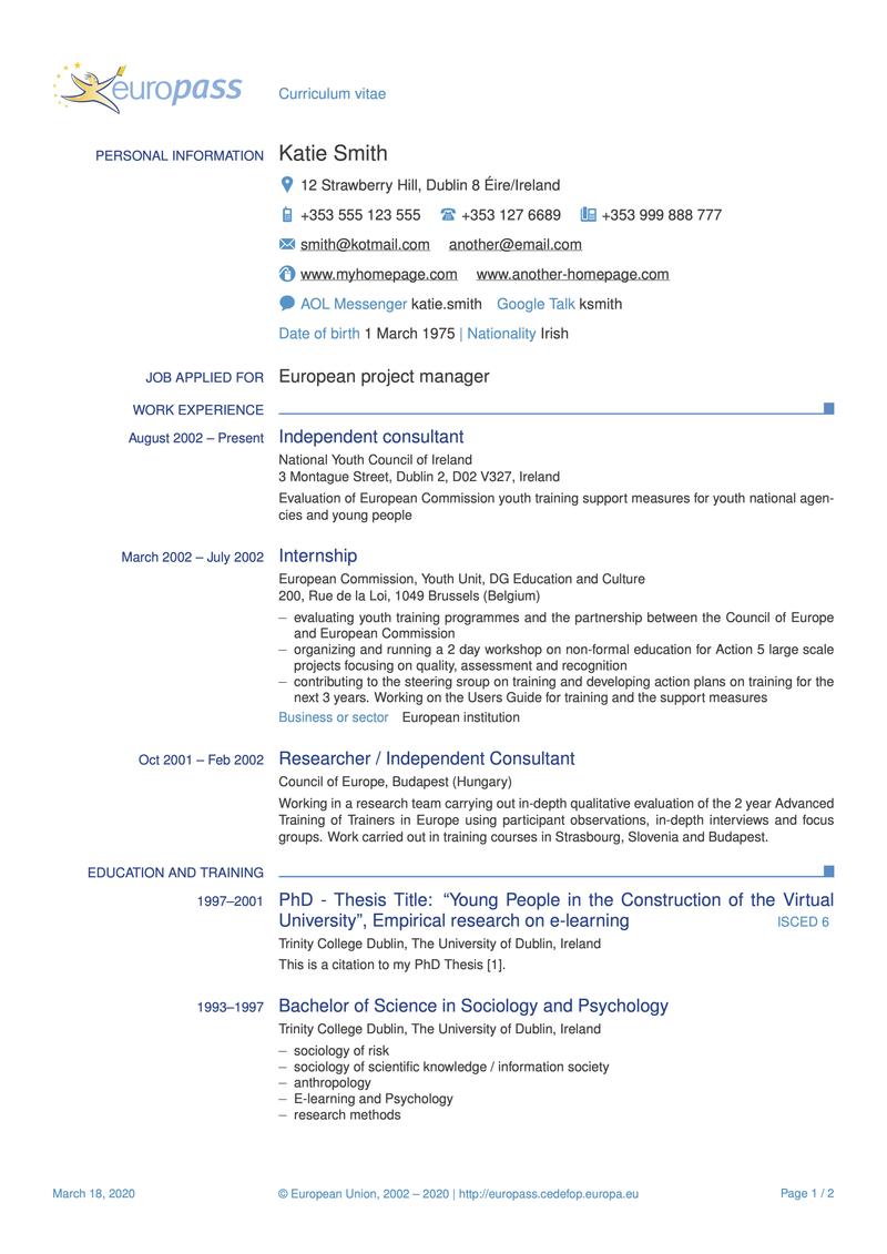 18 Free LaTeX Resume Templates