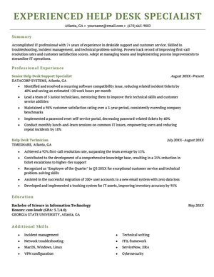 3 Help Desk Resume Examples [Free to Download]