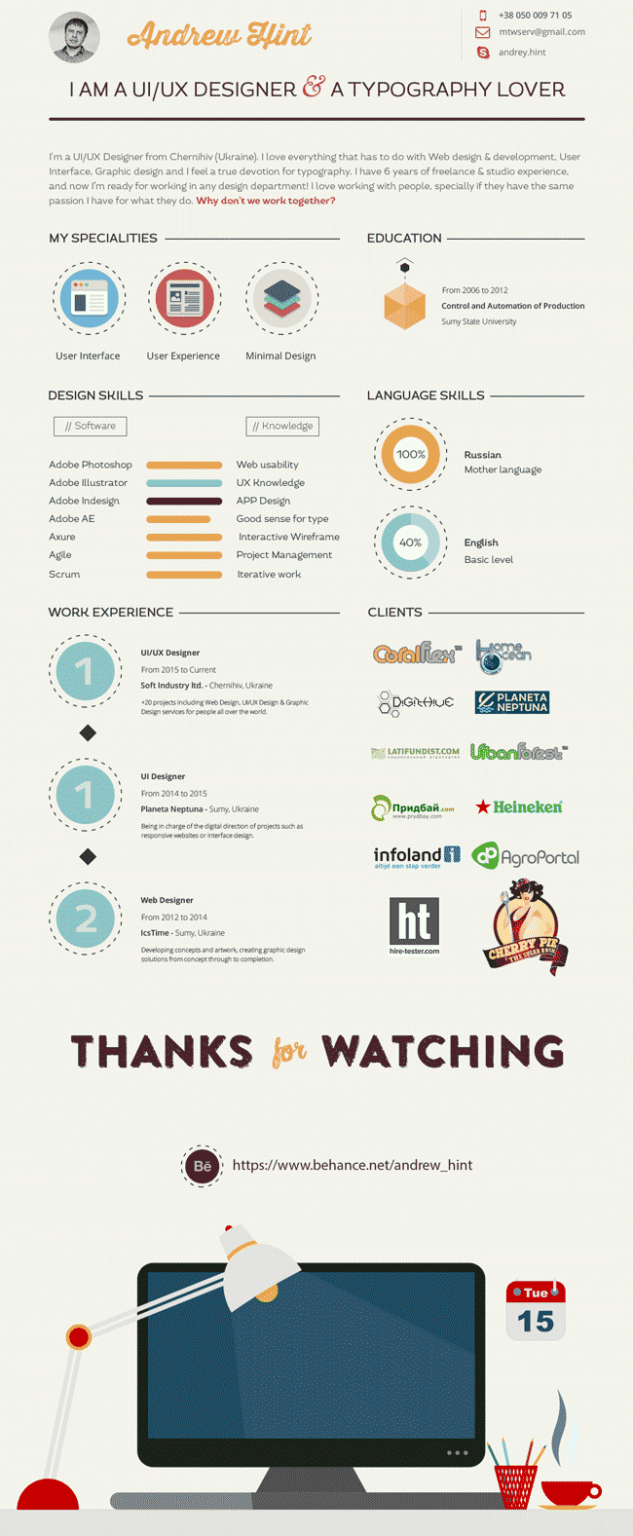 How to Make an Infographic Resume (with Examples and Templates)