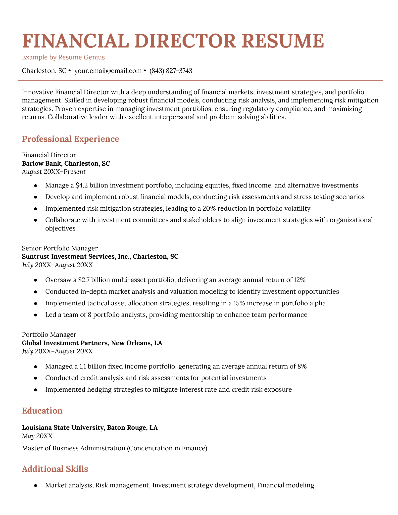 8 Director Resume Examples & Writing Guide for 2025