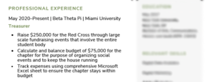 How to Put Sorority or Fraternity Experience on Your Resume