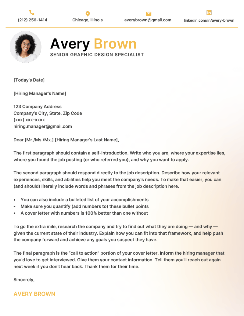 25+ Free Cover Letter Templates for Word