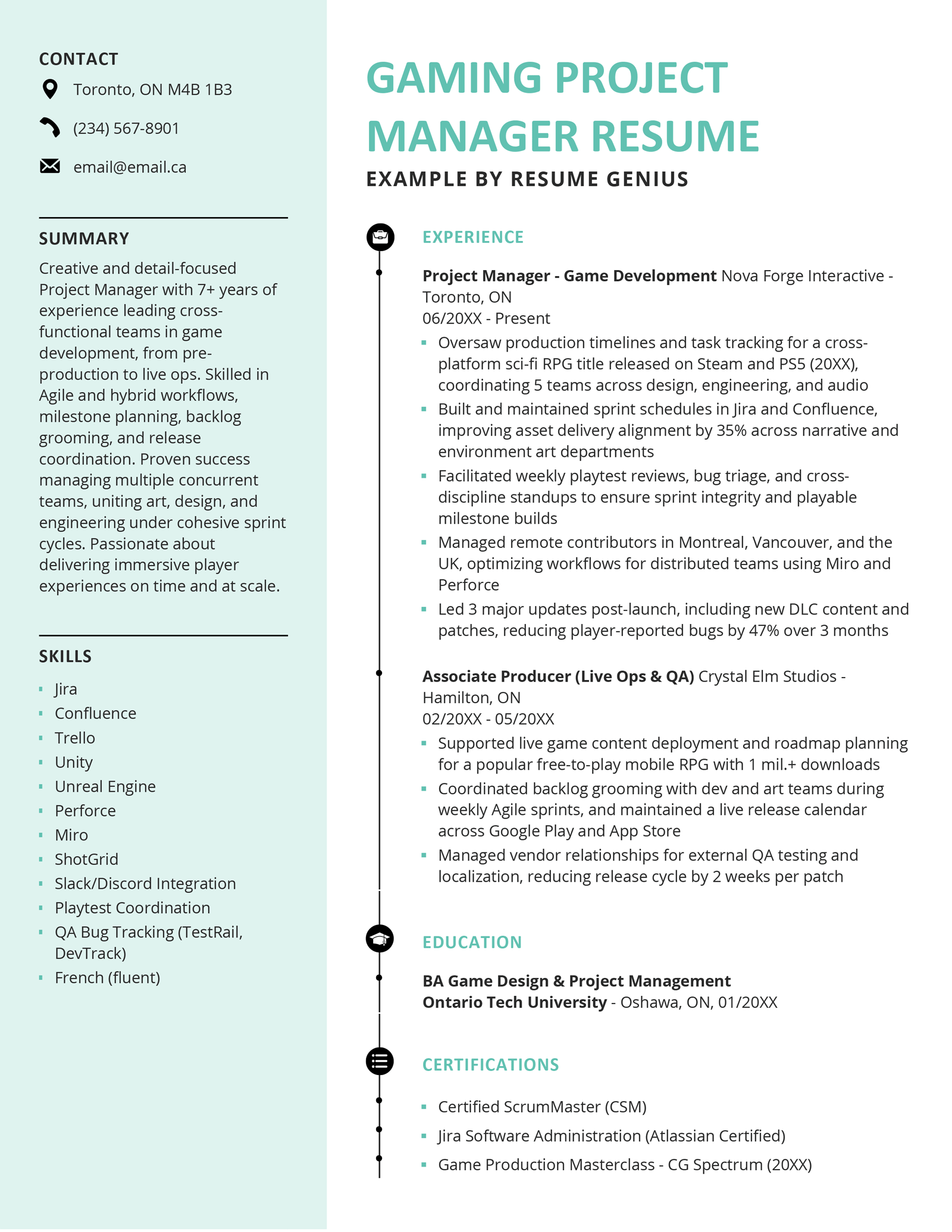 42 Project Manager Resume Examples (For All Major Industries)
