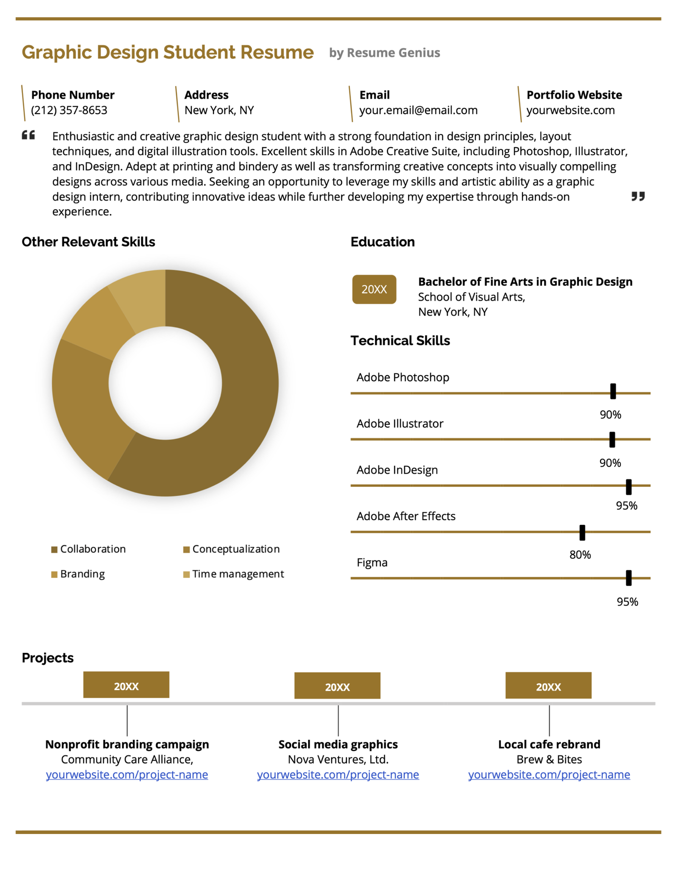 15 Eye-Catching Graphic Design Resume Examples