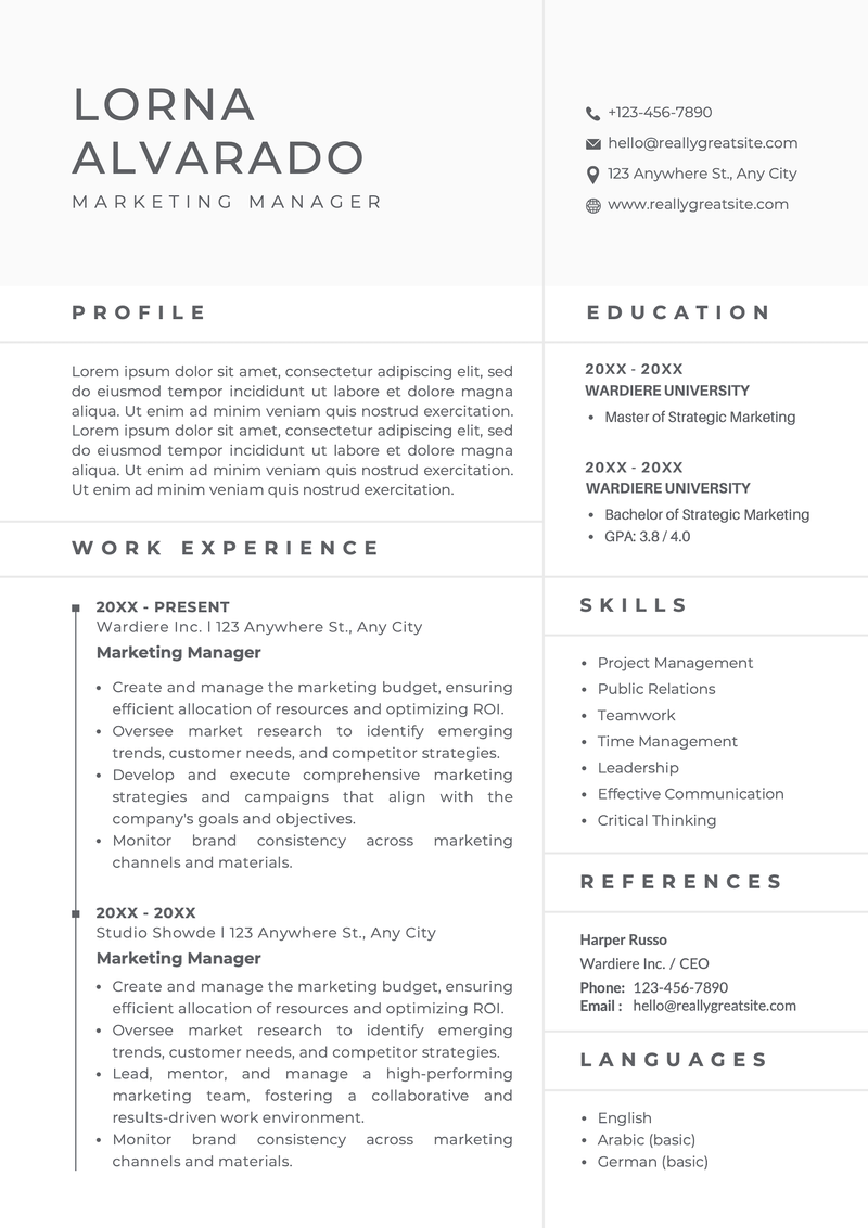 20 Best Free Canva Resume Templates (& How to Use Them)