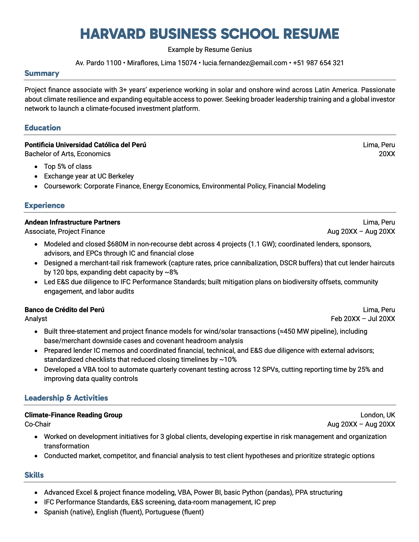 Harvard Resume Template — Free Download & Writing Tools