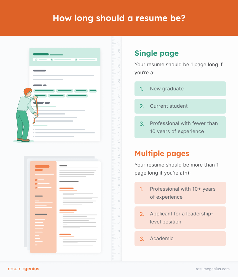 How Long Should A Resume Be The Ideal Resume Length In 2023