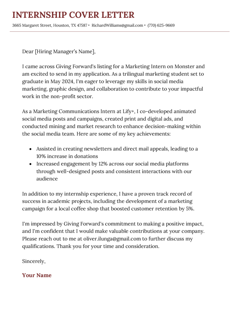 200+ Professional Cover Letter Examples for Job Seekers