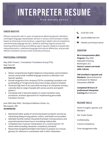 Transcriptionist Resume Examples & Template (Free Download)