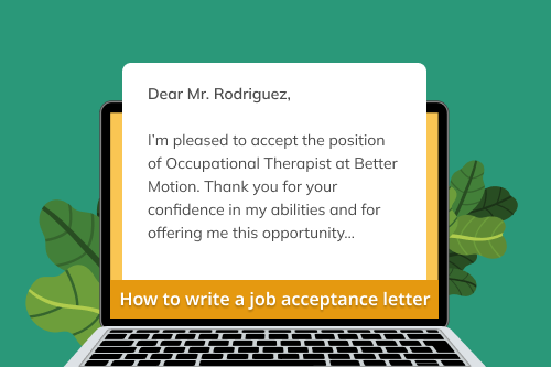 How to Write a Job Acceptance Letter