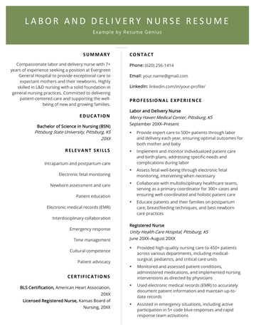 New Grad Nurse Practitioner Resume - Samples & Template