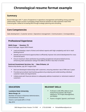 Branch Manager Resume - Examples, Template, & Writing Tips