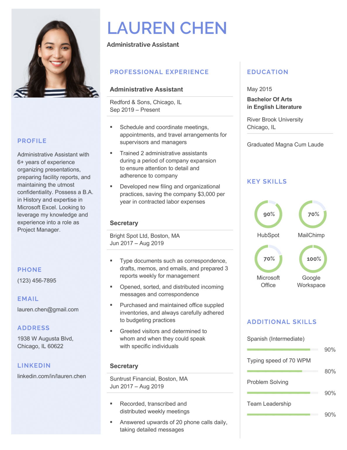 The Best Colors for Your Resume (With 5 Examples)