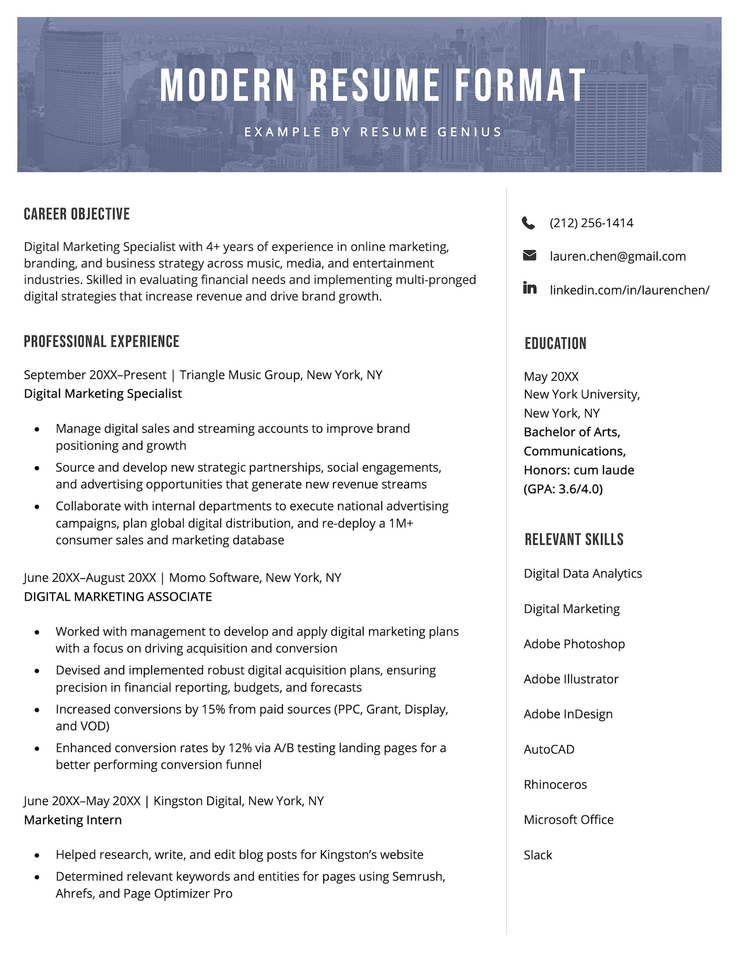 Best Resume Formats for 2024 [8+ Professional Examples]