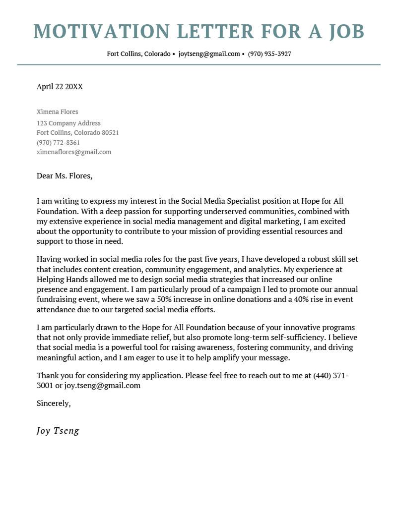 How to Write a Motivation Letter (Samples & Guide)