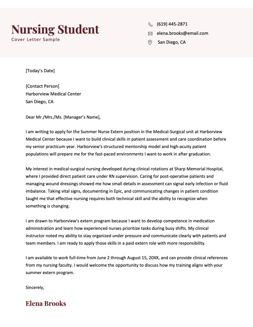 12 College Student Cover Letter Examples & Writing Guide