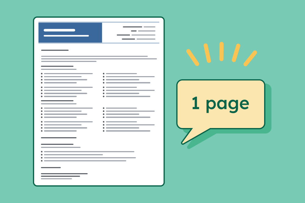 6 One-Page Resume Templates for 2025 (Free to Download)