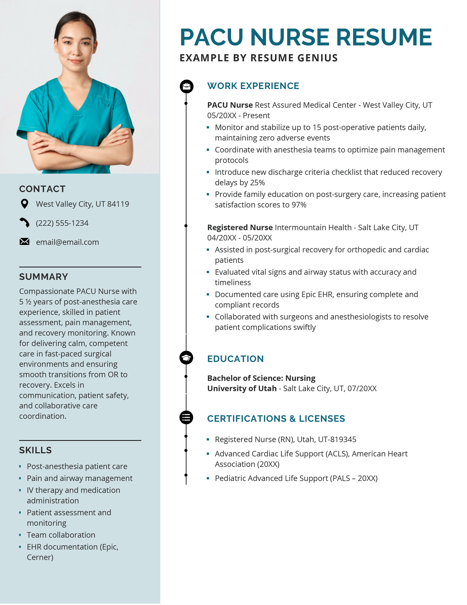 60 Nursing Resume Examples (All Key Specialties)