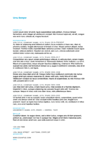 15+ Free Pages Resume Templates for Mac