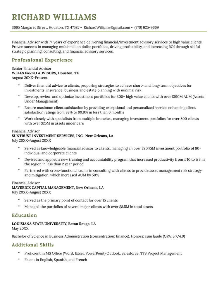 14 Free Pages Resume Templates for Mac