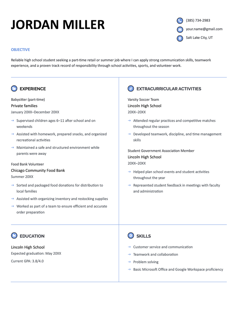 Student Resume Templates for 2026 [Free Download]