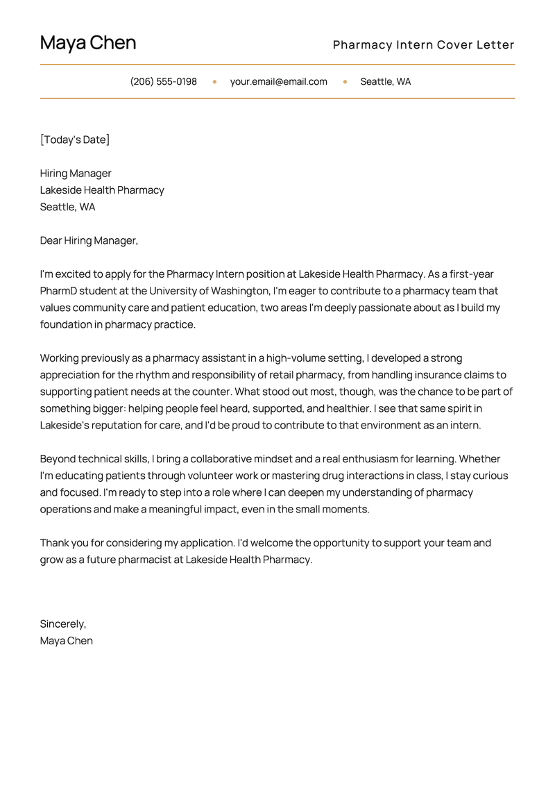 16 Internship Cover Letter Examples & Writing Guide