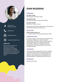 Template Cv Word Infoupdate