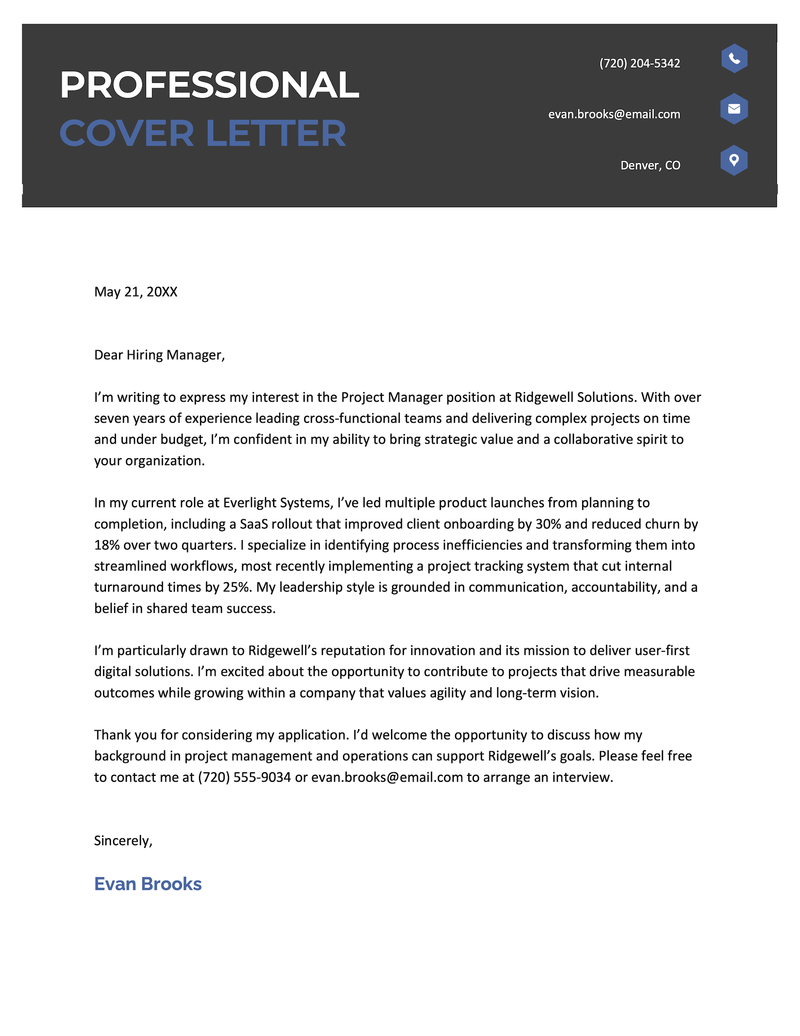 200+ Professional Cover Letter Examples (& Templates)