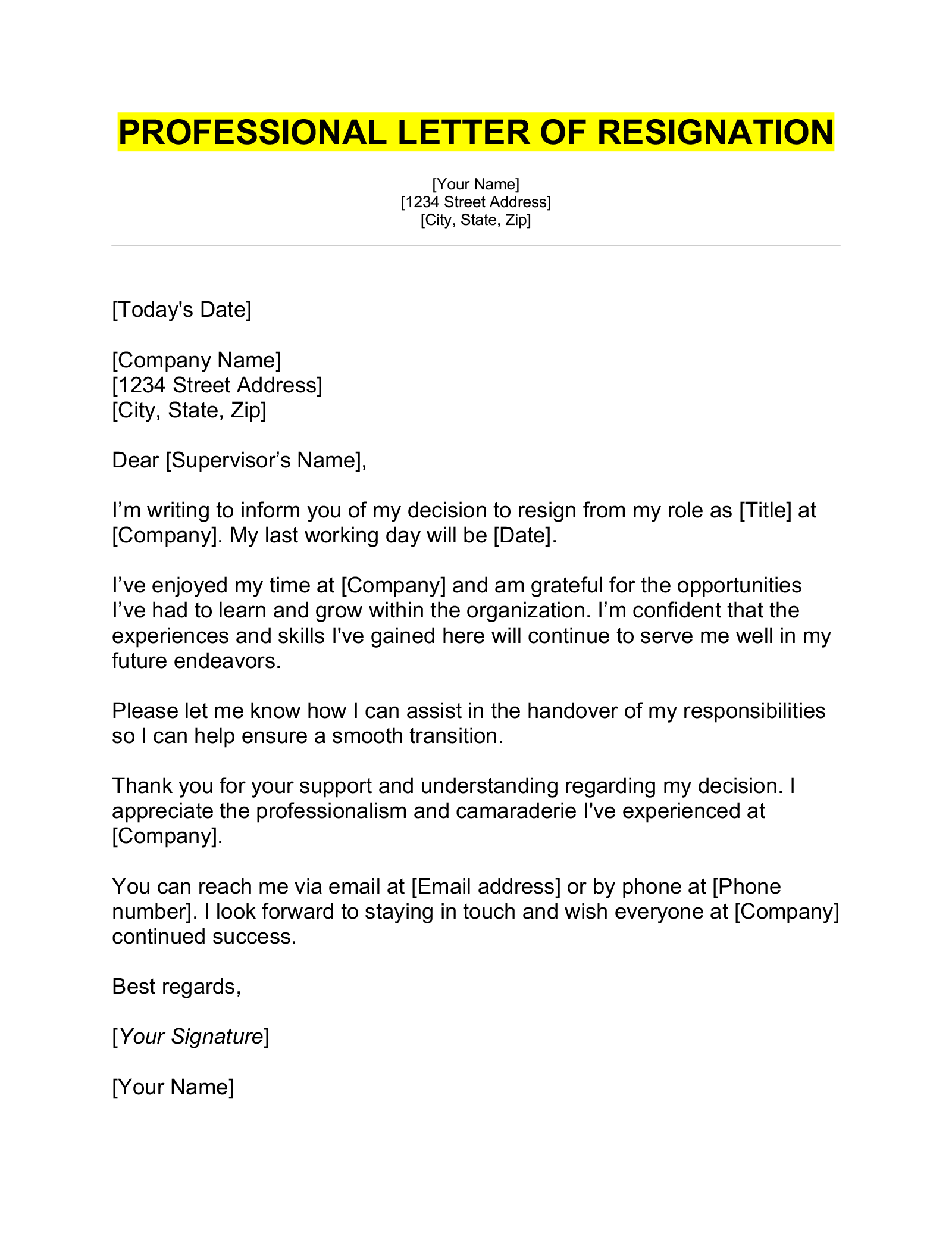 Letter Of Resignation Exle Australia Infoupdate
