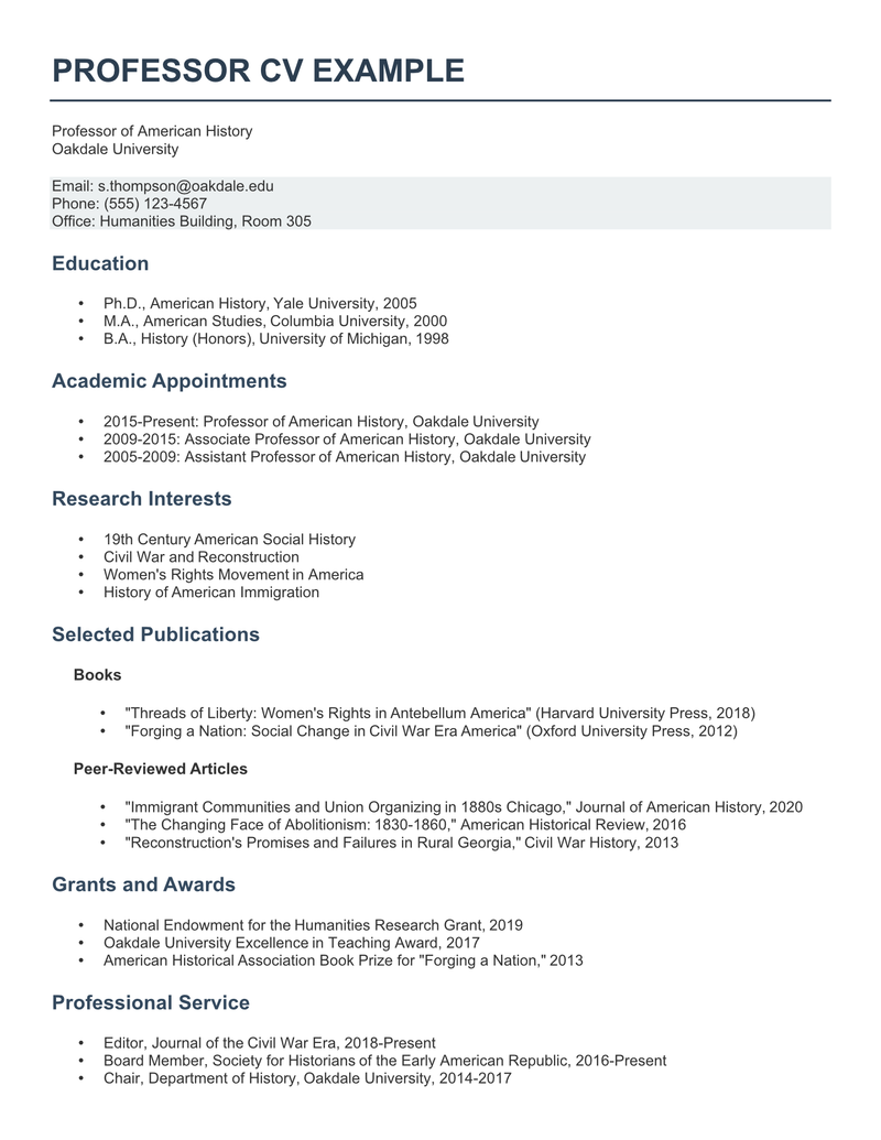 400+ CV Examples for Everyone (Academics & Non-academics)