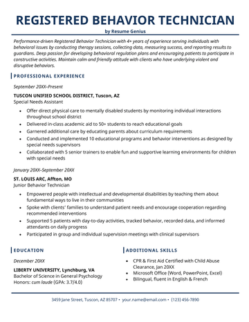 Mental Health Counselor Resume - Samples & Skills to List