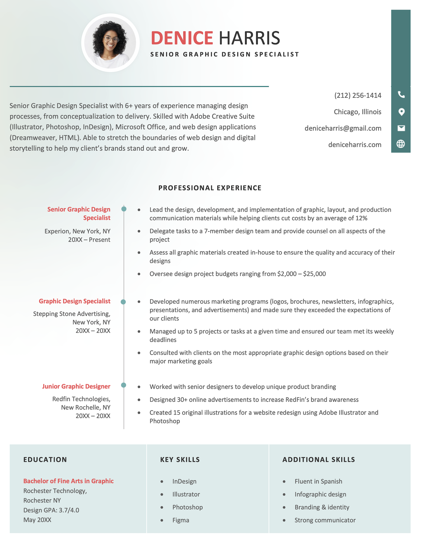 Resume Designs: 20 Stunning and Free Resume Templates