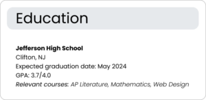 Resume Education Section Writing Guide and Examples