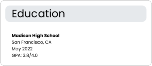 Resume Education Section Writing Guide and Examples