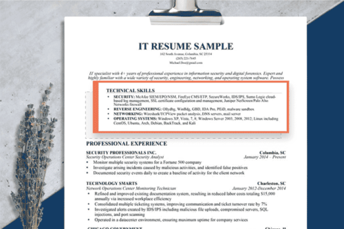 How To List Technical Skills On A Resume 10 Examples