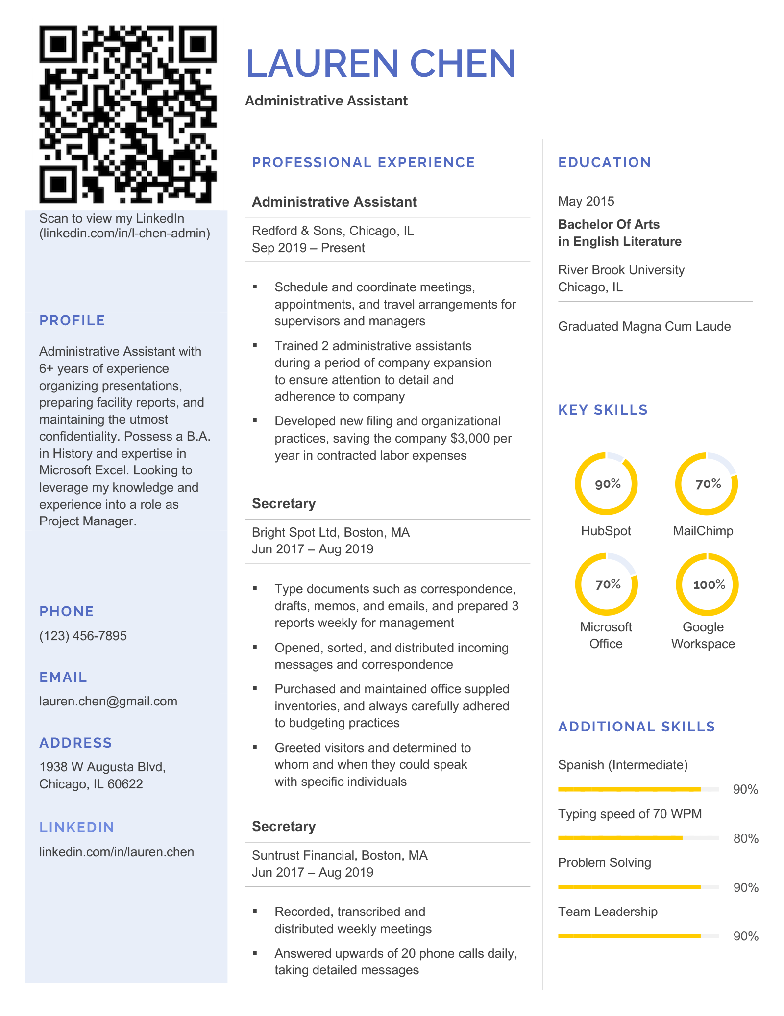 How To Add LinkedIn To Your Resume 13 Examples Free Logo
