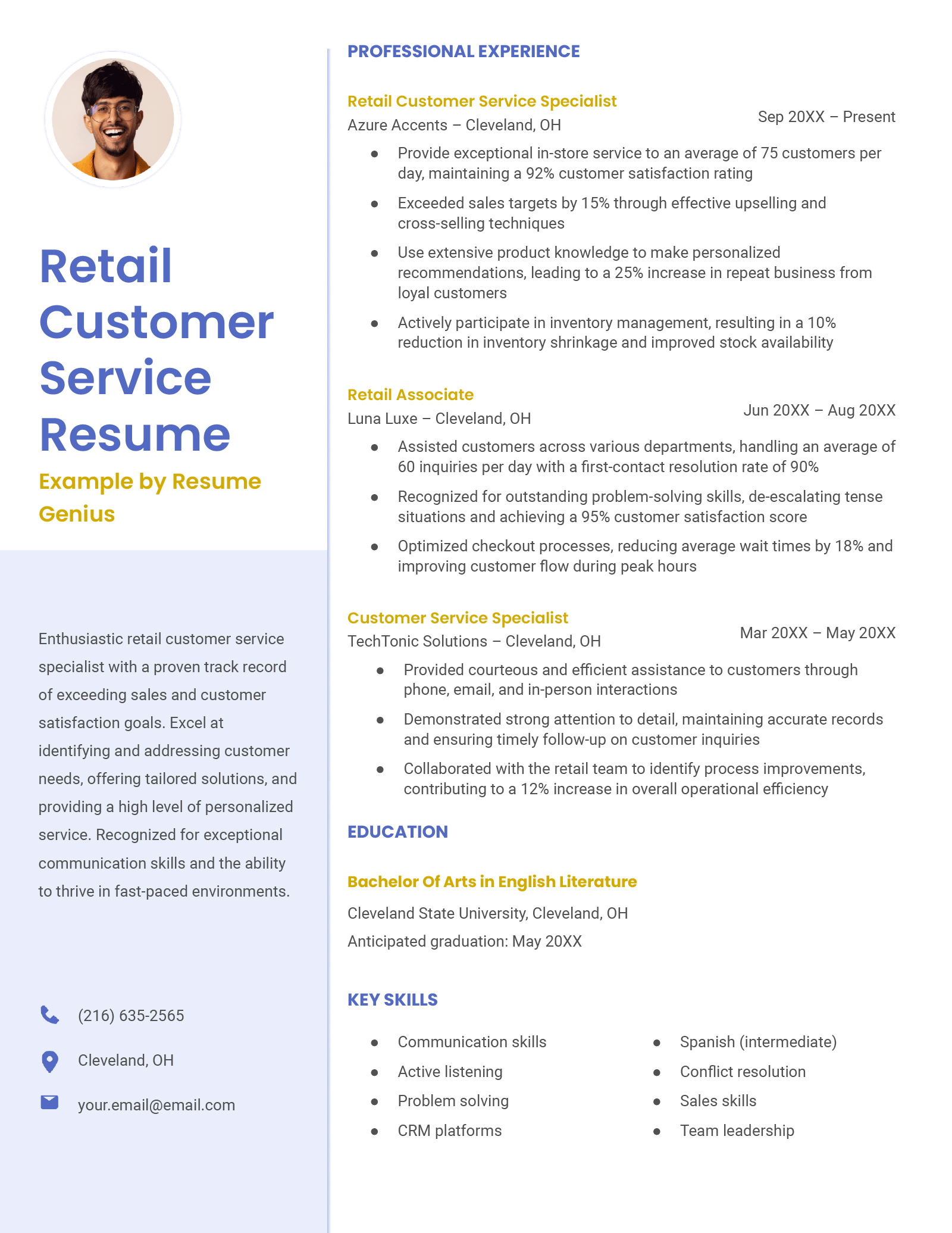 44 Customer Service Resume Examples (All Key Roles)